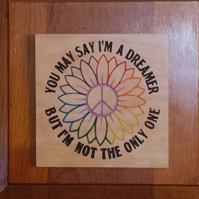 Imagine SVG Peace SVG World Peace SVG Beatles Dreamer Digital Download ...