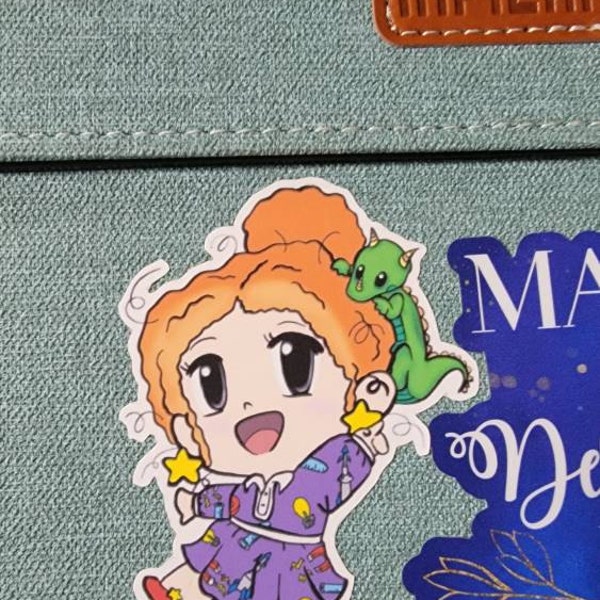 Kawaii Miss Frizzle Chibi Vinyl Sticker Fanart - Etsy