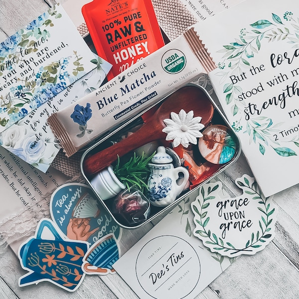 Tea Time Tins - Hand-crafted Hinge-top Tin | Unique Tea Gifts ...