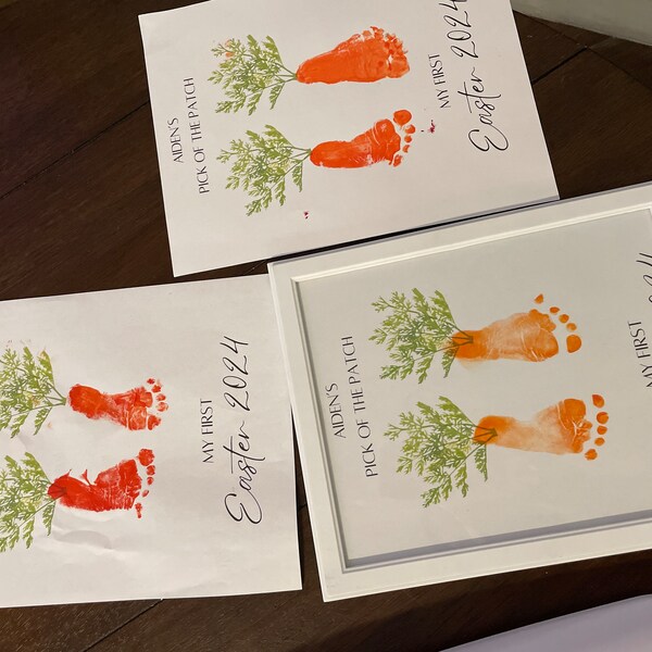 Printable Baby Footprint Poem Keepsake, Minimalist Baby Footprint Wall ...