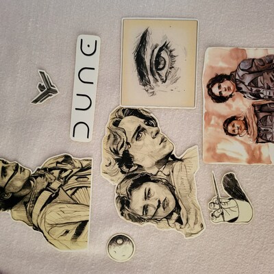 Timothée Chalamet Sticker Pack Zendaya Paul Atreides & Chani - Etsy