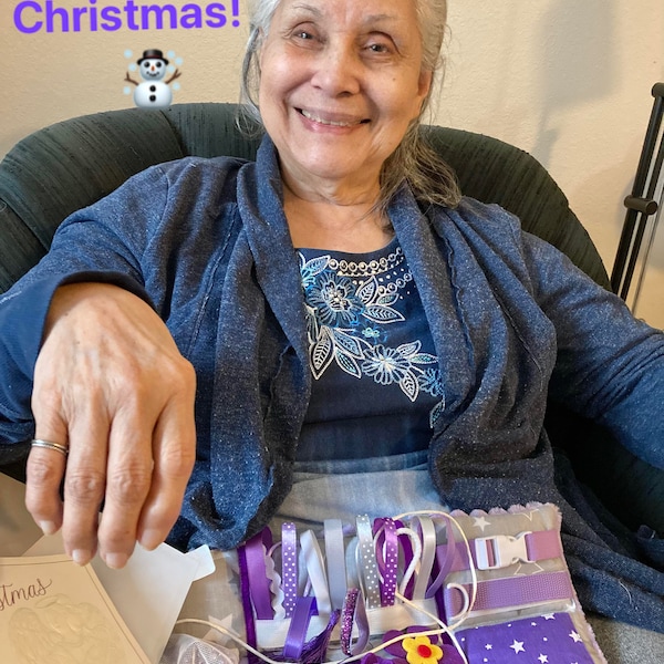 Dementia Fidget Toy, Activity Mat for Elderly, Alzheimer's Gift, Autism ...
