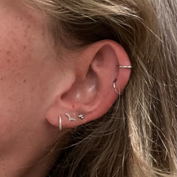 Arch Ring Silver Arch Ring Gold Arch Ring Curve Ring Angle Ring Dainty ...