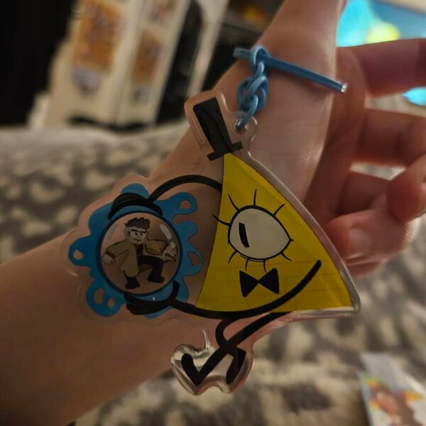 PRE-ORDER Bill Cipher and Ford 3D Keychain - Etsy