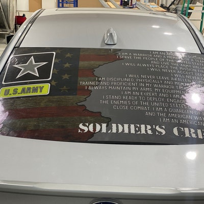 Army Soldier's Creed With Flag Svg Png Dxf Laser Cricut File - Etsy