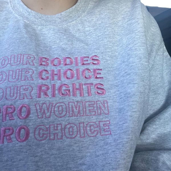 Nature Embroidered Sweatshirt, Pine Tree and Mountain Silhouette ...