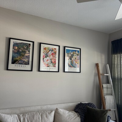 Flower Market Prints Set of 3 Boho Home Flower Prints Botanical Print ...