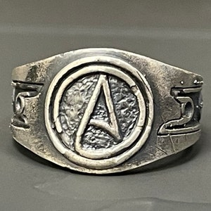 Atheist Ring - Etsy