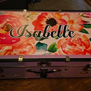 Custom Camp Trunk Monogram Decal. Summer Camp Gear. Footlocker. Camp ...