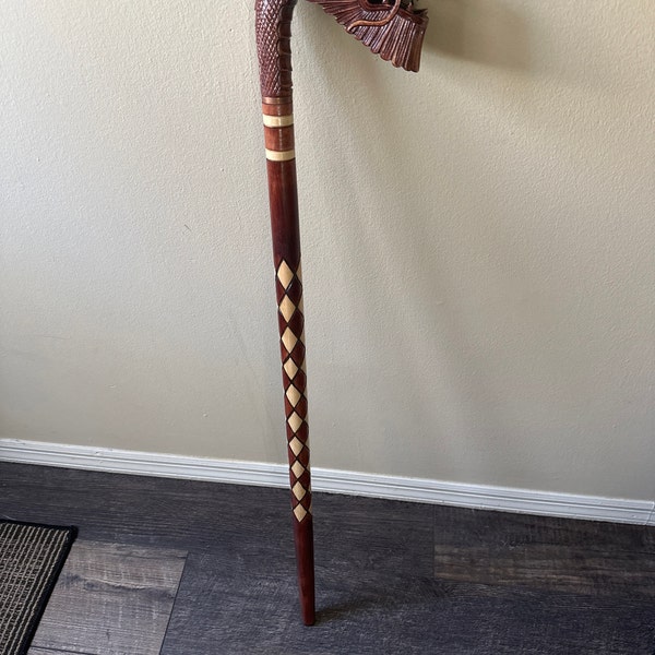 Phoenix Walking Cane Walking Stick Handmade Cane - Etsy