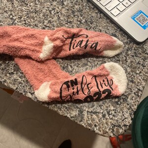 Fuzzy Personalized Sweet 16 Socks Birthday Socks 16th | Etsy
