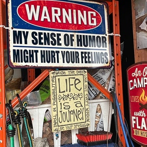 Get Caught Made in USA 8x12 Metal Sign Man Cave Bar Garage Saloon Pub ...