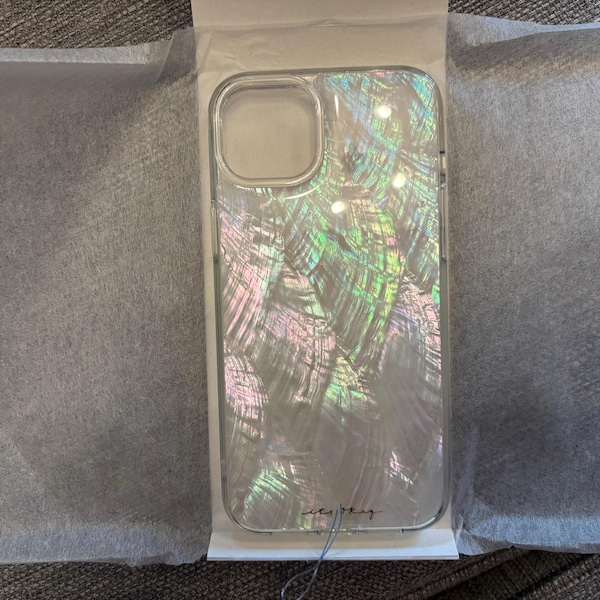 Elegant Rose Phone Case | Gray Abalone Shell | for Iphone16 Pro Max ...
