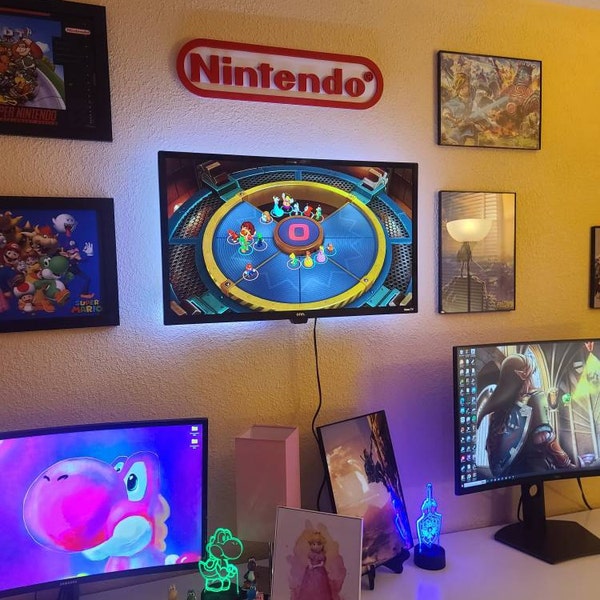 2ft or 4ft HUGE Nintendo Nintendo Switch Video Game Logo Sign (man Cave ...