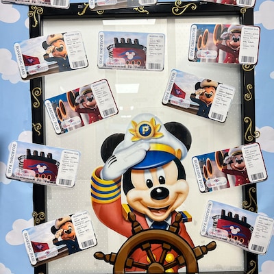 Disney Cruise Boarding Passes for Commemoration or Surprises - Etsy