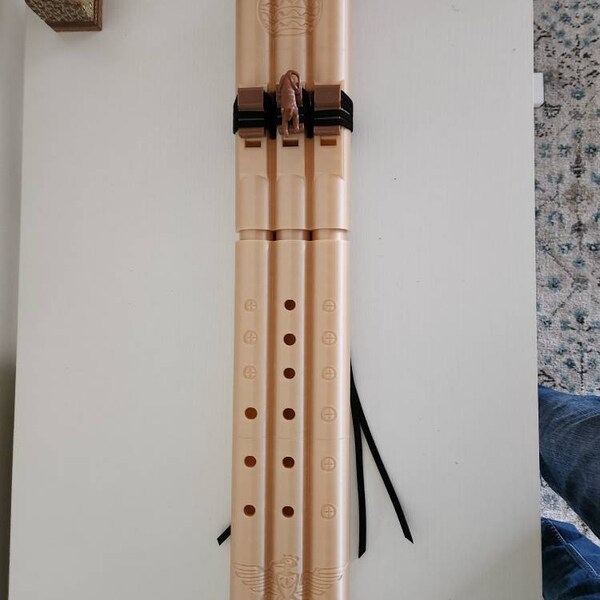3D Printed Triple Flute, Key of G, Native American Style - Etsy