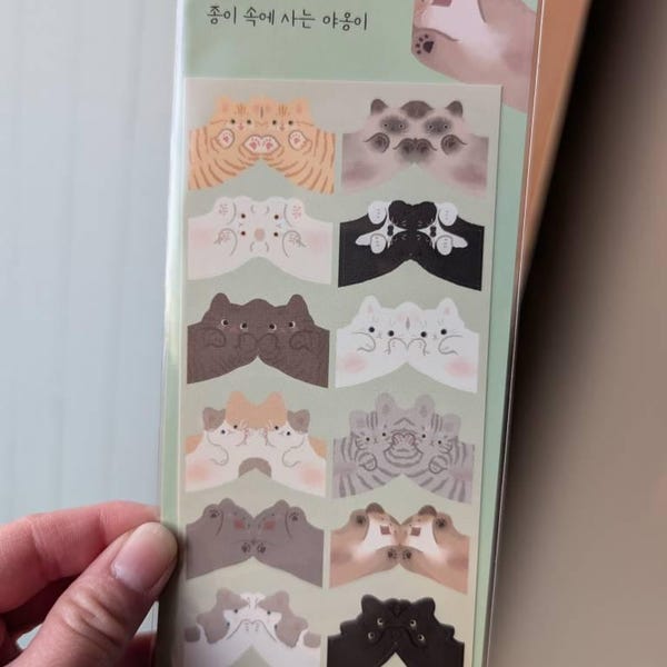 Cute White Cat Card Set Series | Cute Card Set, Kawaii Card Set ...