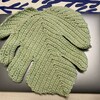 Digital Crochet Pattern Monstera Leaf Coaster - Etsy