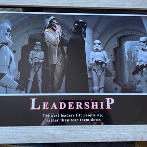 Digital Download of Darth Vader leadership Poster - Etsy Canada