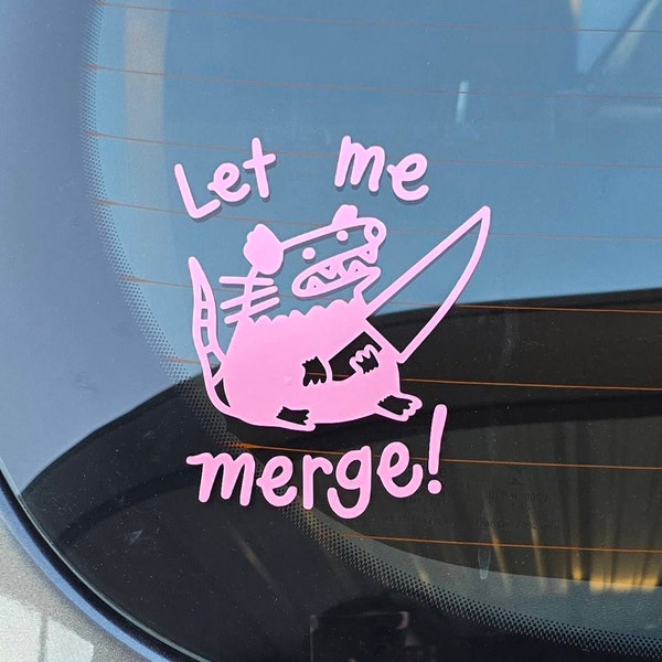 Funny Cat Sticker for Car, This is Who Ur Honking at Sticker, Cat Lover ...