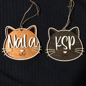 Personalized Cat Ornament Custom Cat Ornament Personalized - Etsy