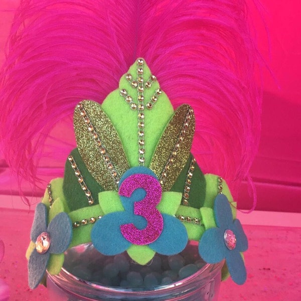 Trolls Crown, Trolls Headband, Trolls Birthday Crown, Halloween Trolls ...