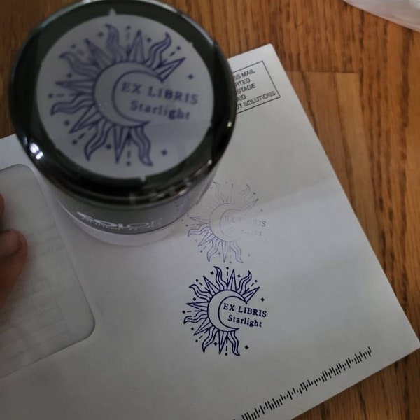 Skeleton, Flowers, Books, Sunflowers Custom Book Embosser Personalized ...