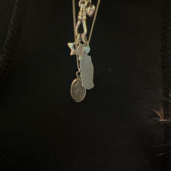Charm Holder Necklace Watch Chain Albert Necklace Vintage Gold Chain ...