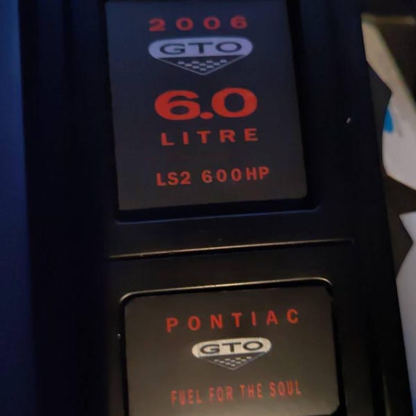 GTO Console Badge 2004 - Etsy