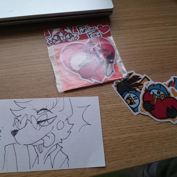 Sticker Funtime Foxy Valentines FNAF | Matte Vinyl - Etsy