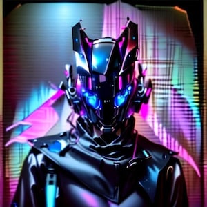 New Cyberpunk Skeleton Mask skeleton Warrior - Etsy