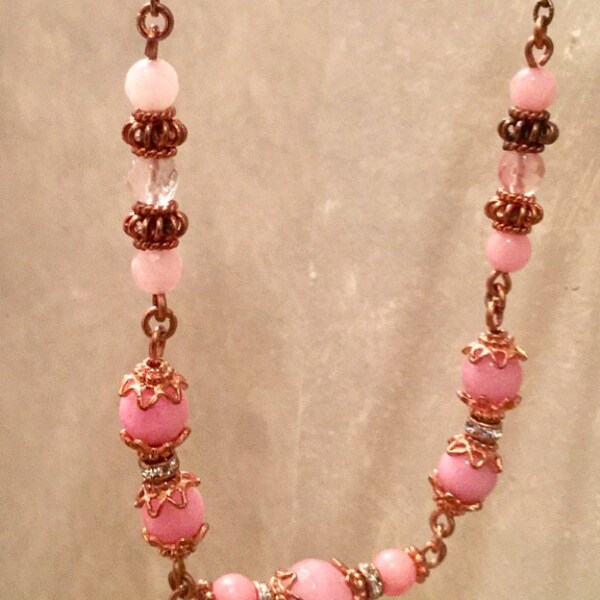 Basha Bead Ocean Sunset Series Bronze Mixed Metal Pendant Necklace 14K ...