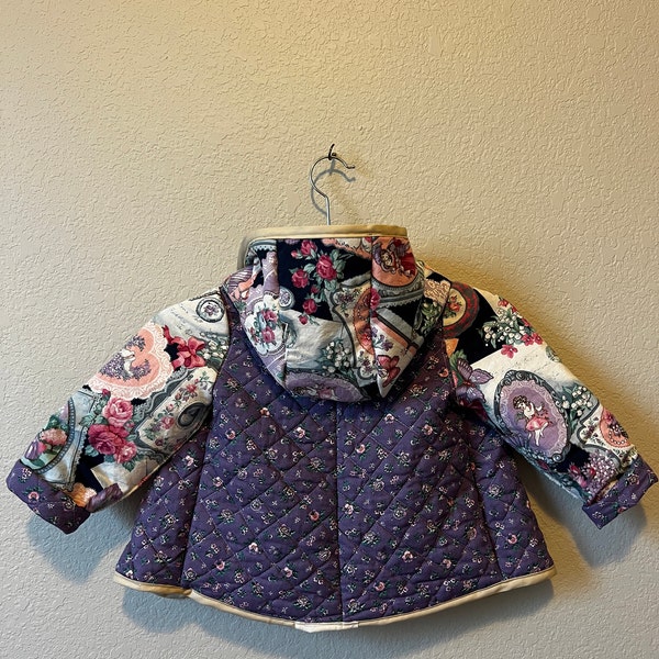 Quilted Hooded Tamarack Style Jacket PDF Pattern / Digital Sewing Pattern for Babies, Toddlers ...