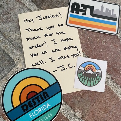 Atlanta Sticker. Midtown Atlanta Sticker. ATL Decal. Atlanta Souvenir ...