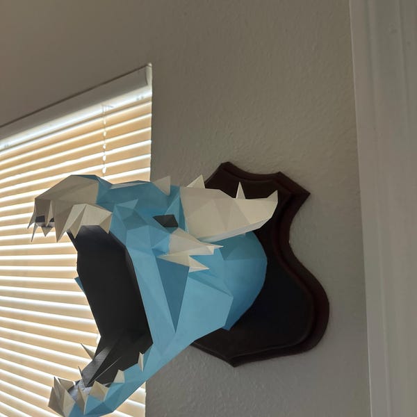 Vorkath Head Wall Mount - Runescape Dragon Decor 3D Printed Gaming Room ...