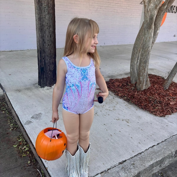Swifty Pink Blue Child Bodysuit Era Tour Costume Child Swifty Concert ...