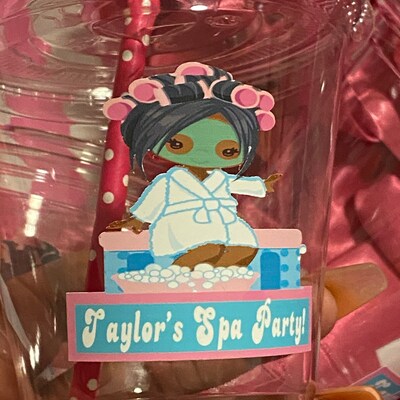 Personalized Spa Themed Party Cups - Etsy