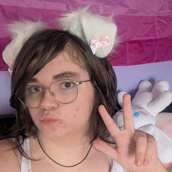 Purple Black ‘ Crystals “ Pastel Kawaii Emo Goth Choker Necklace Collar ...