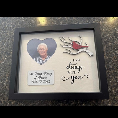 Cardinal Memorial 8x10 Picture Frame Gift, Personalized Memorial ...