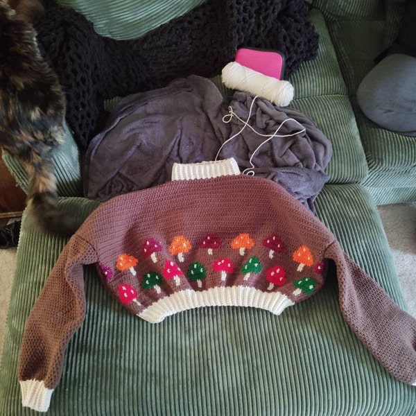 Crochet Pattern Pullover Watermelon Sweater, Size Inclusive, Simple ...