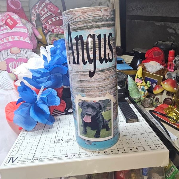 Memorial Tumbler Wrap, A Piece of My Heart is in Heaven, Memorial Frame ...