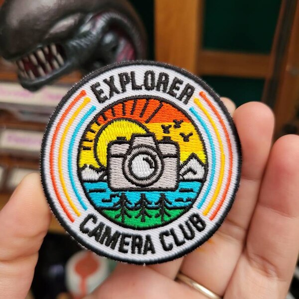 Explore More Capture More Camera Photography Embroidered Patch - Etsy