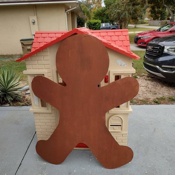 2ft 3ft 4ft 5ft 6ft Gingerbread Man PDF Template ,printable Trace and ...