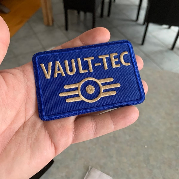 Fallout Vault-tec Corporation Emblem Iron-on Embroidered Patch, Custom ...