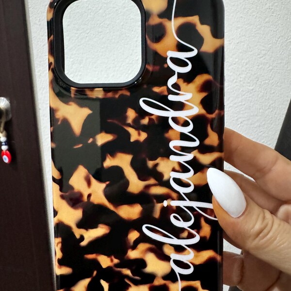 Monogram Initials iPhone 13 Case Big Initials iPhone 15 Case ...