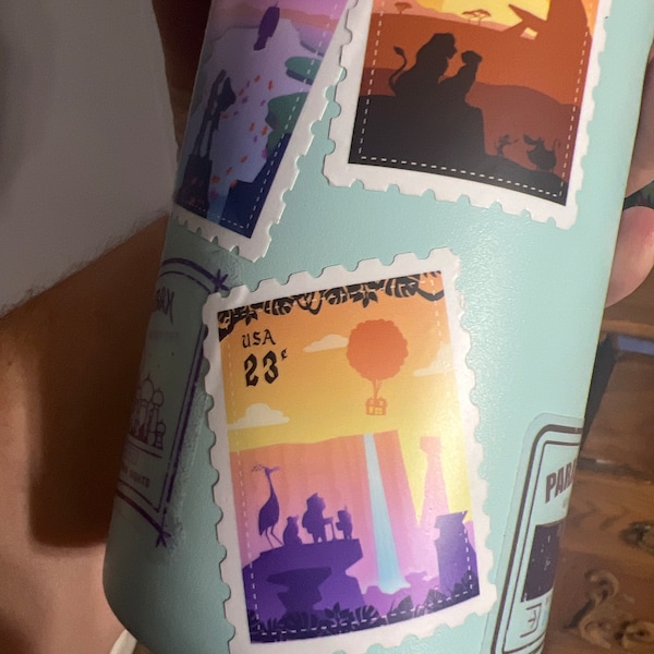 Up Postage Stamp Sticker/ Adventure is Out There Vintage Disney Pixar ...