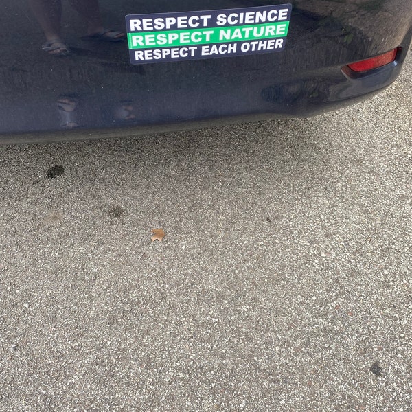 Respect Bumper Sticker, Respect Science, Respect Nature ,respect Each ...