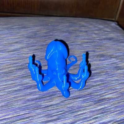 Dicktopus Fucktopus Angry Octopus Penis Middle Finger Dickasaurus Rex ...