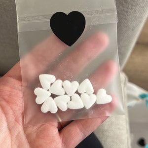 Mini Heart Mints Wedding Favours White Sweets - Etsy UK