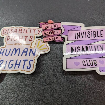 Invisible Disability Club Enamel Pin, Hidden Illness Awareness, Mental ...